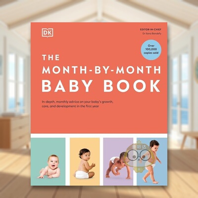 【预售】宝宝月记英文生活综合进口原版外版书精装The Month-by-Month Baby Book Dr Ilona Bendefy DK书籍图书正版