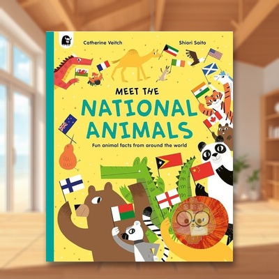 【现货】认识不同国家的动物Meet the National Animals英文儿童绘本动物生态环保3-6岁精装Catherine Veitch; Shiori Saito进口原