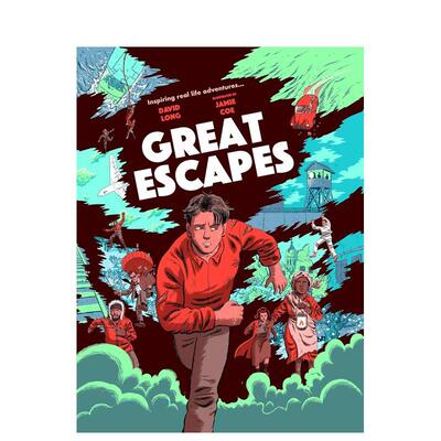 【预售】大逃亡 Great Escapes 英文漫画进口原版图书籍外文正版David Long Jamie Coe