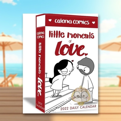 【现货】卡塔纳漫画爱的小瞬间2022年日历Catana Comics Little Moments of Love 2024英文文创日历Catana ChetwyndAndrews McMee