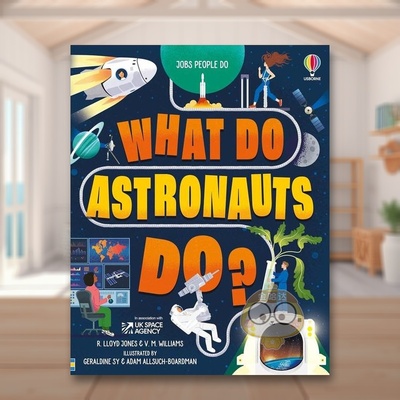 【预售】【职业启蒙】宇航员是做什么的【Jobs People Do】What Do Astronauts Do英文儿童绘本职业认知财商管理3-6岁精装Rob Llo