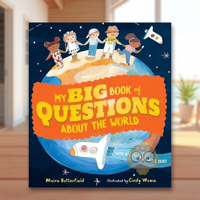 【现货】我的世界问题大书My Big Book of Questions About the World英文儿童绘本知识百科3-6岁精装Moira Butterfield进口原版书