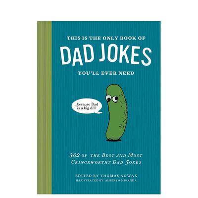 【预售】302个谐音梗 This Is the Only Book of Dad Jokes You'll Ever Need 原版英文生活综合进口书籍图书外版正版
