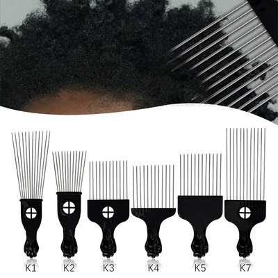 钢针造型挑发梳HairPickCombs
