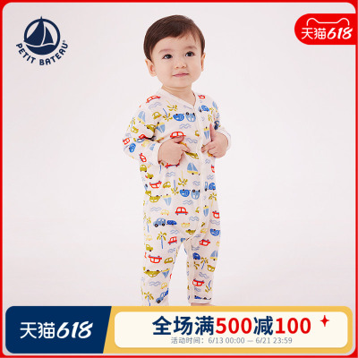 Petitbateau春夏连体衣婴幼儿