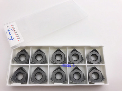 双面重切削铣刀片加工不锈钢钢件