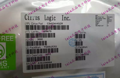 CS4334 4334KSZ CS4334-KSZR SOP-8  数模转换器芯片 CIRRUS原装