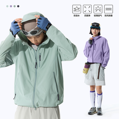 RESTICK户外机能软壳外套男春季