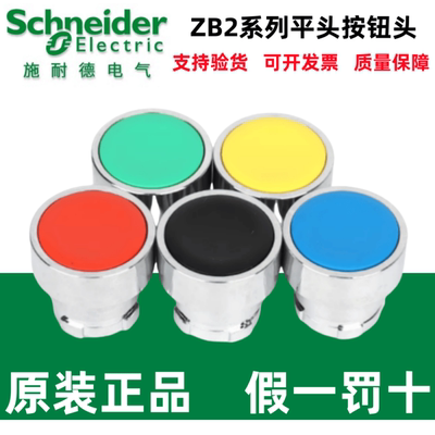 平头按钮头部施耐德ZB2BA3C