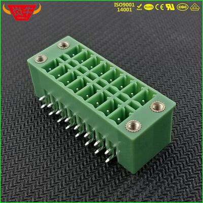 双排插拔式PCB接线端子排 KF2EDGKRM 3.5mm 连接器接插件科发电子
