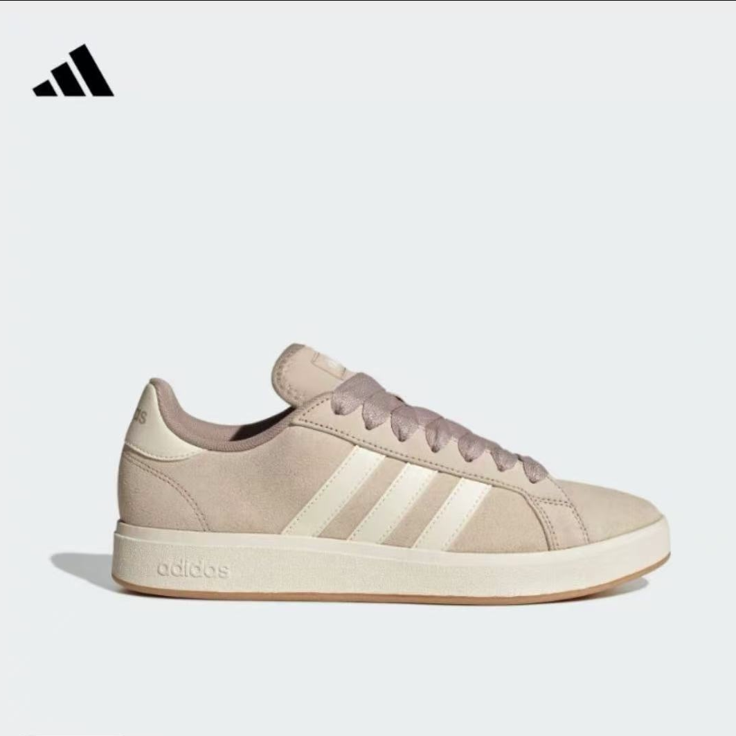 正品Adidas阿迪达斯新款GRAND COURT男女鞋网球运动休闲鞋JR7076