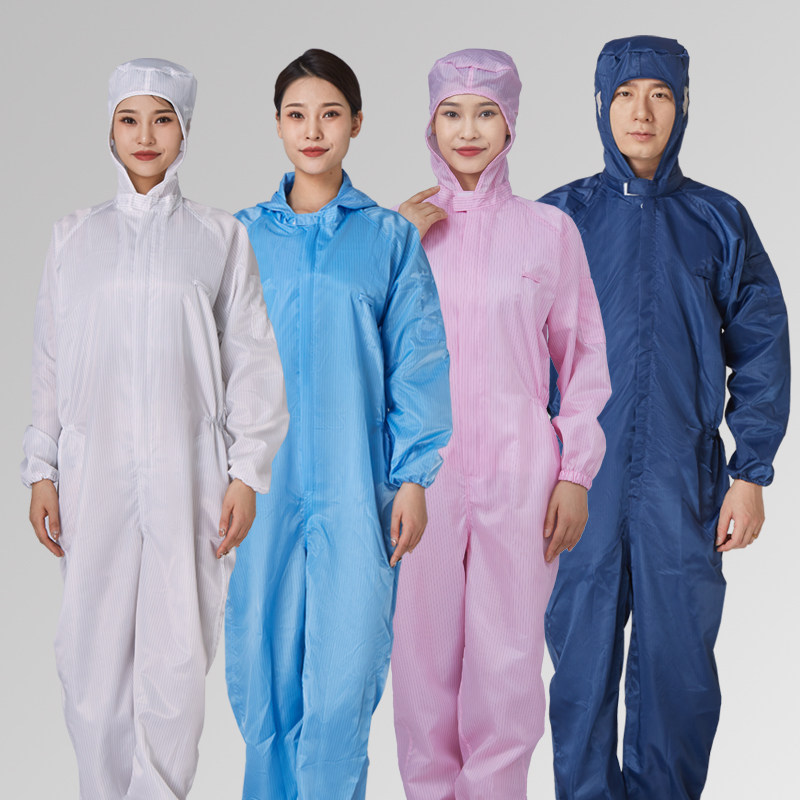 无尘服防尘防静电工作服男女大褂打磨工厂电子车间制药食品洁净服