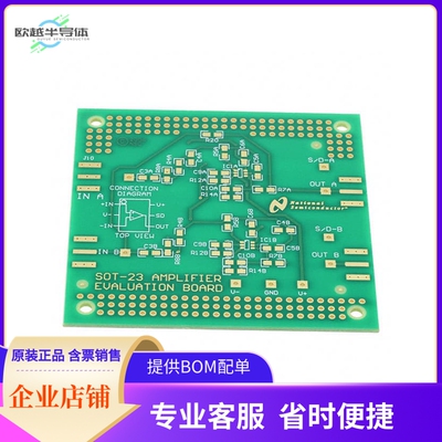 551012875-001/NOPB【BOARD EVALUATION OP AMPS SOT-23】开发板