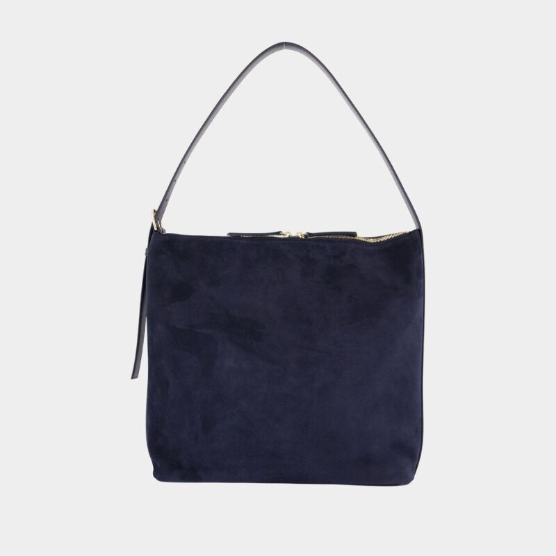 A.P.C. Vera Maxi 单肩包 - 皮质 - 蓝色