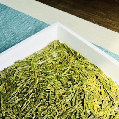 龙井新茶叶 老茶树群种体雨前龙井茶 豆香浓郁杭州特产100克