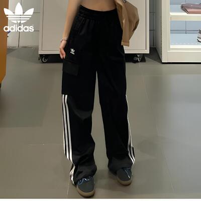 阿迪达斯春季款女子款休闲运动裤