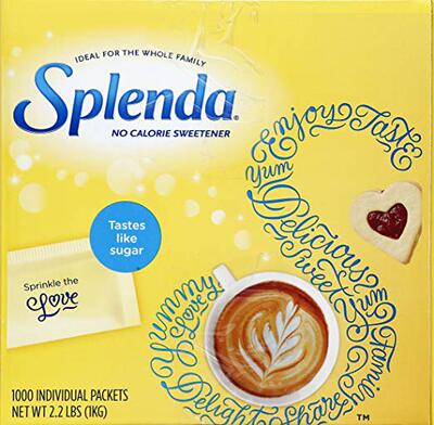 plenda No Calorie Sweetener Value Pack, 1000 Individual Pack