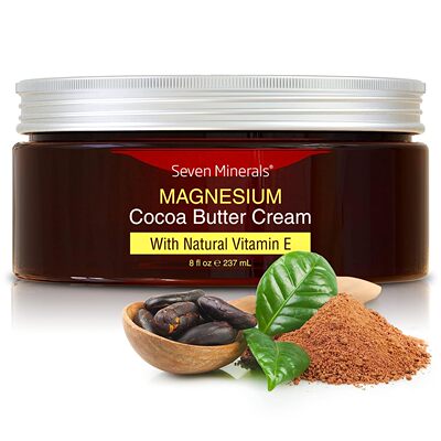 Natural Magnesium Cream for Pain Calm, Leg Cramps, S