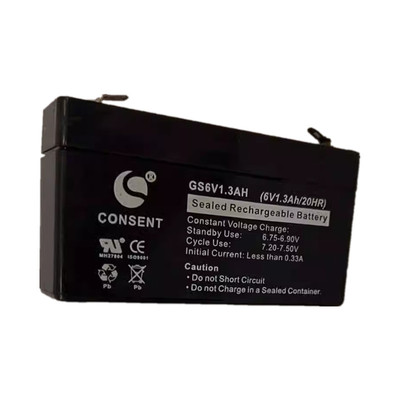 CONSENT光盛蓄电池GS6v1.3AH玩具车 电子称 音响 门禁 电梯考勤机