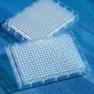 康宁Corning 3680  384孔板，透明，平底带盖，未处理表面灭菌，