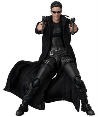 【定金】Medicom MAFEX 黑客帝国 电影版 尼奥 可动人偶 手办