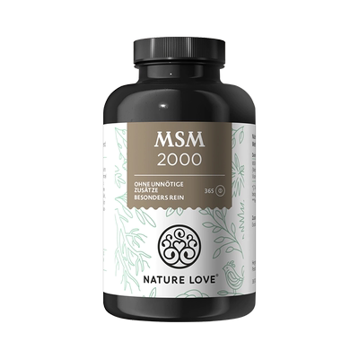 【自营】NatureLove氨糖骨关节养护润滑运动男女德国进口MSM片