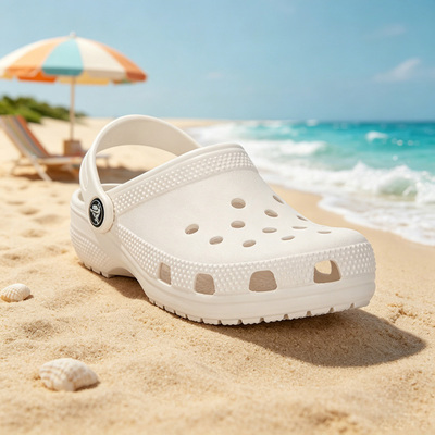 【自营】CROCS卡骆驰儿童洞洞鞋户外休闲沙滩凉拖鞋CR206991-100