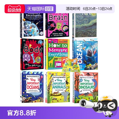【自营】英文原版 DK青少年科普 那些重要的系列  My Encyclopedia of Very Important Adventures 百科图解全书 科学科技动物