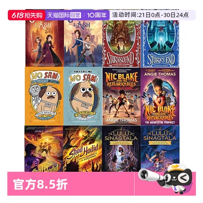 【自营】预售 Amari 英文原版 阿玛瑞与神秘奇物  Amari and the Despicable Wonders 3册 桥梁章节小说  奇幻冒险成长青少年读物