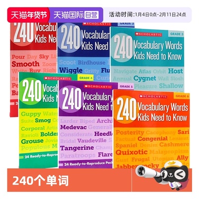 自营孩子需要知道的240个单词1-6