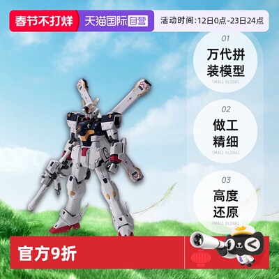 【自营】万代 高达拼装模型 MG 1/100海盗高达骷髅高达X-1 Ver.Ka