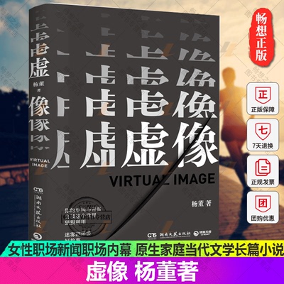 正版包邮 虚像 悬疑新人杨董迷雾剧场故事 女性职场新闻职场内幕 原生家庭当代文学长篇小说 周行文 密码学学者余索 博集天卷