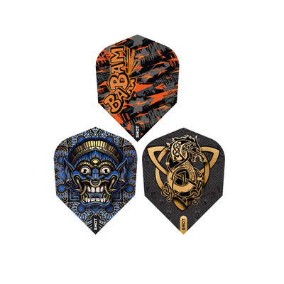 shot小方形标准专业飞镖用尾翼