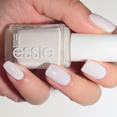 ESSIE美国正品指甲油漆光纯白经典法式白色乳白marshmallow环保63
