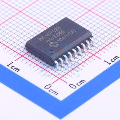单片机(MCU/MPU/SOC) PIC16F628-04/SO SOIC-18_300mil MIC 全新