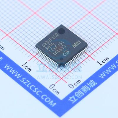单片机(MCU/MPU/SOC) GD32F150R8T6 LQFP-64_10x10x05P GD 全新原