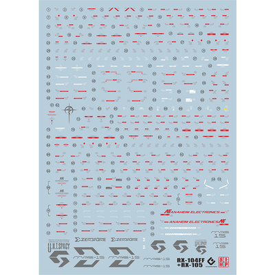 佩涅罗佩套装模型荧光水贴纸EVO