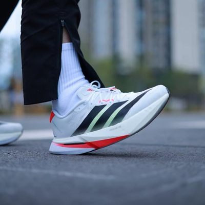 Adidas Adizero Boston 13男子舒适百搭超轻低帮休闲跑步鞋JS4932