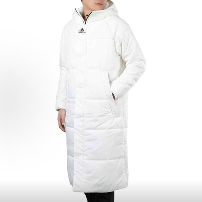 阿迪达斯男连帽防风保暖棉服