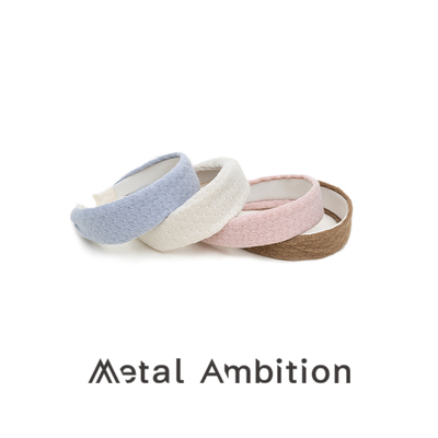 MetalAmbition复古针织宽边发箍