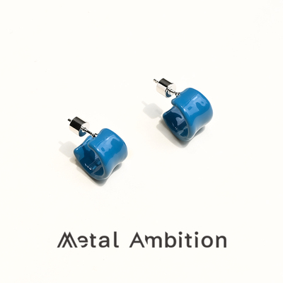 珐琅复古女高级感耳饰