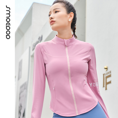 水沐伊朵秋冬瑜伽服立领运动外套