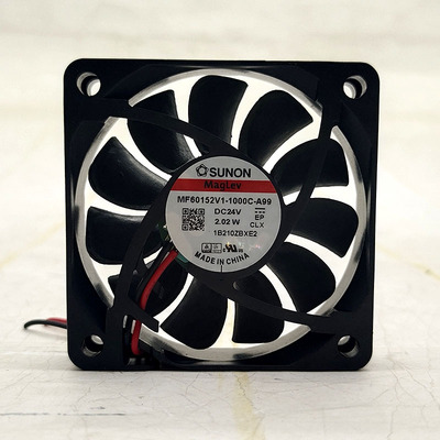 全新 MF60152V1-1000C-A99 24V 2.02W 6015 6CM散热风扇