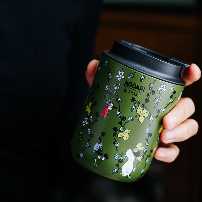 姆明亚美保温杯Moomin不锈钢咖啡杯随手杯口袋杯zicco正版授权