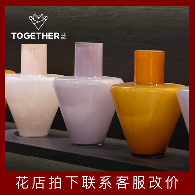 苁丛 法式复古中古花瓶 家居软装氛围感摆件 水培干花两用