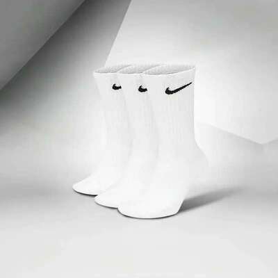 耐克运动袜2025冬季新款男女袜中筒三双装薄款篮球袜休闲袜SX7676