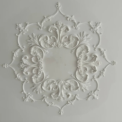石膏灯盘拼花雕花线装饰Grg吊顶造型石膏线圆盘欧式