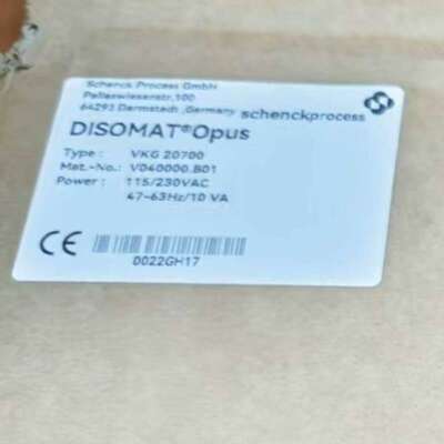议价德国申克SCHEN控制器VKG20700 V040000. B01 全新带装，仪价