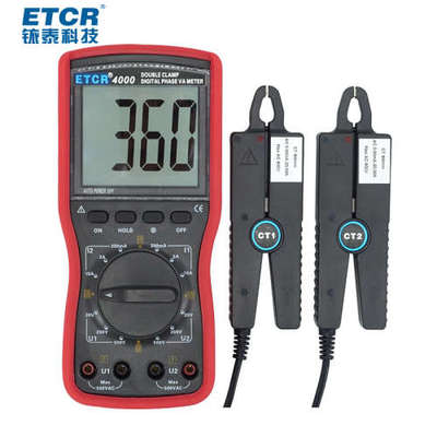铱泰ETCR4000/4000A/4020/4300/4320/4400/4480双钳相位伏安表