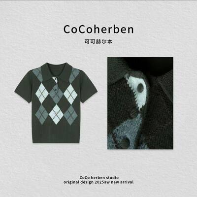 女V领宽松型薄款常规款衫潮流休闲圆领针织HBA050